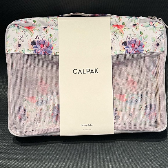 Calpak | Bags | Nwt Calpak 5 Piece Packing Cubes Bloom | Poshmark